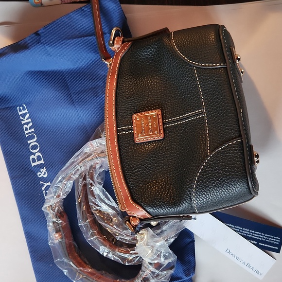 Dooney & Bourke | Bags | Dooney Bourke Mini Domed Crossbody Pebbled Leather Nwt | Poshmark